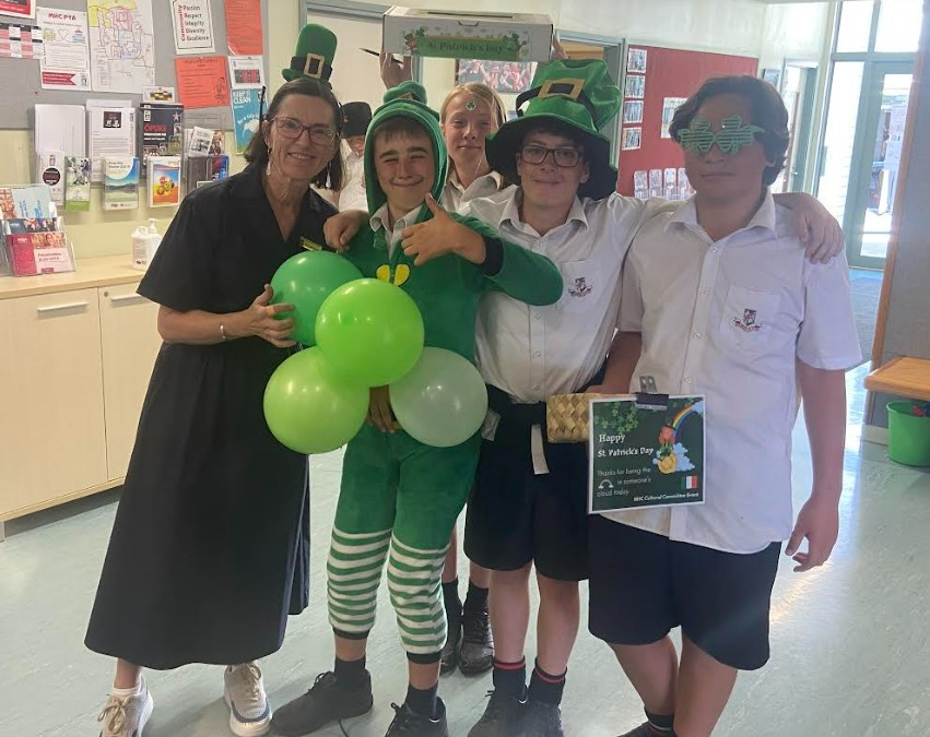 Saint Patrick's Day at Mount Hutt College