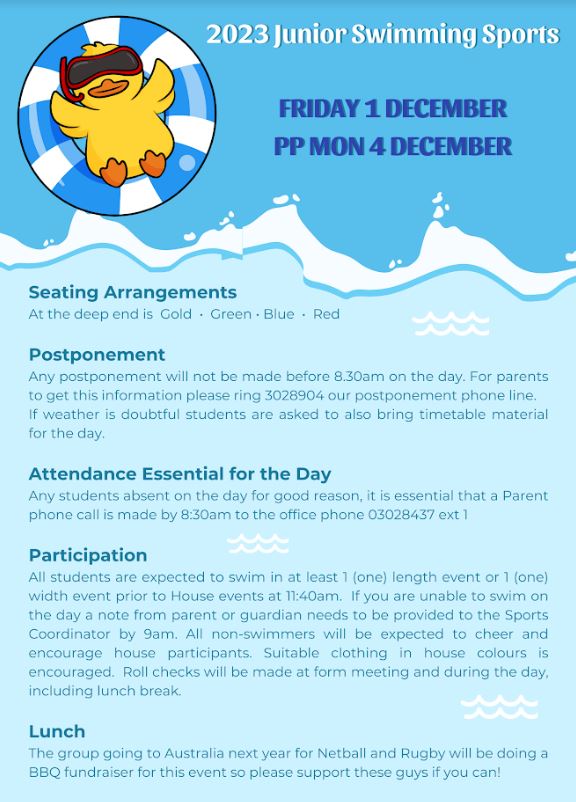 Junior Swimming Sports